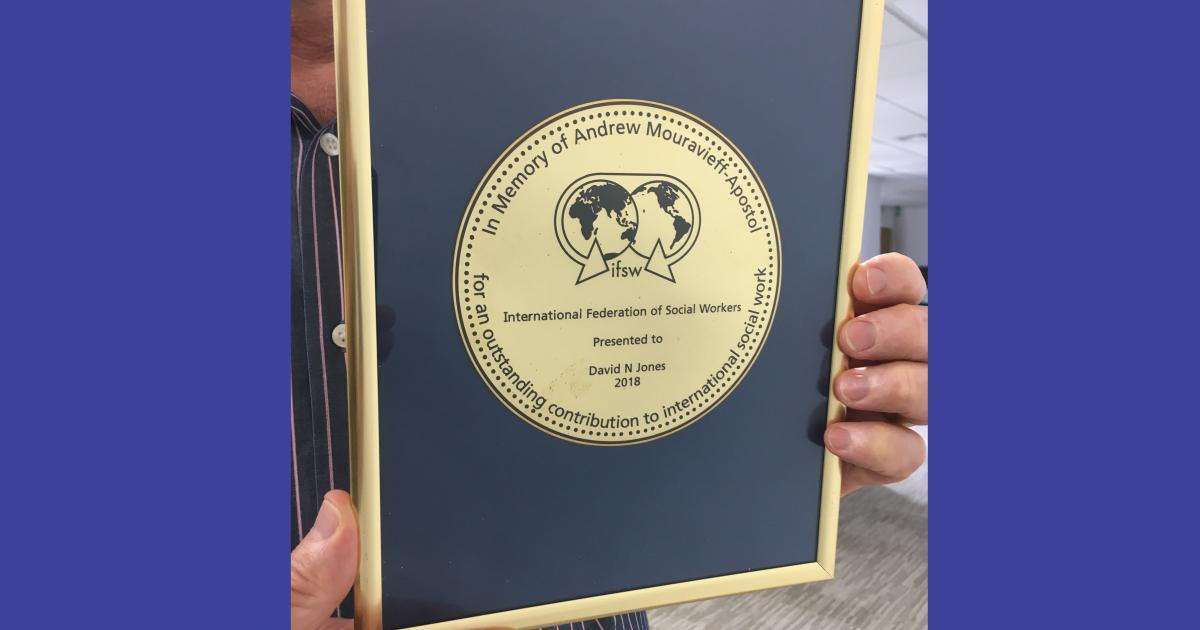 International recognition for BASW’s David N Jones | BASW